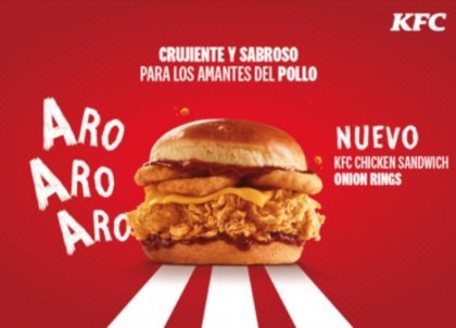 KFC Argentina presenta Sandwich Onion Rings